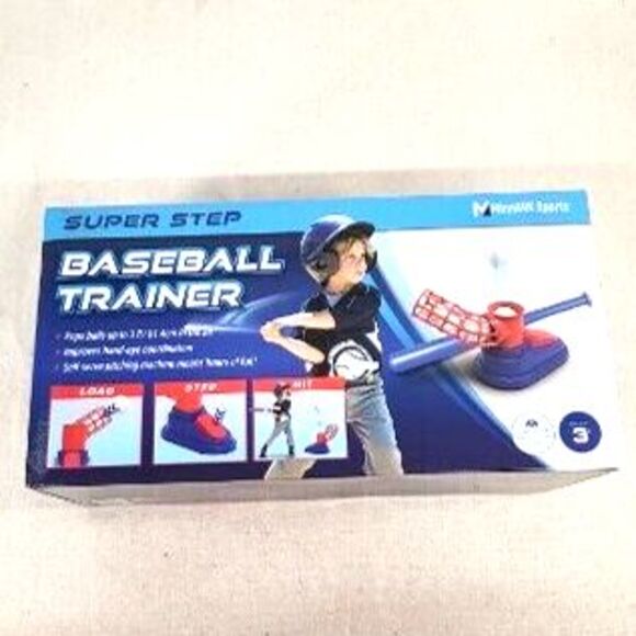 MinnARK Sports | Games | New Minnark Sports Super Step Baseball Trainer Set Kids Baseball Tball ...